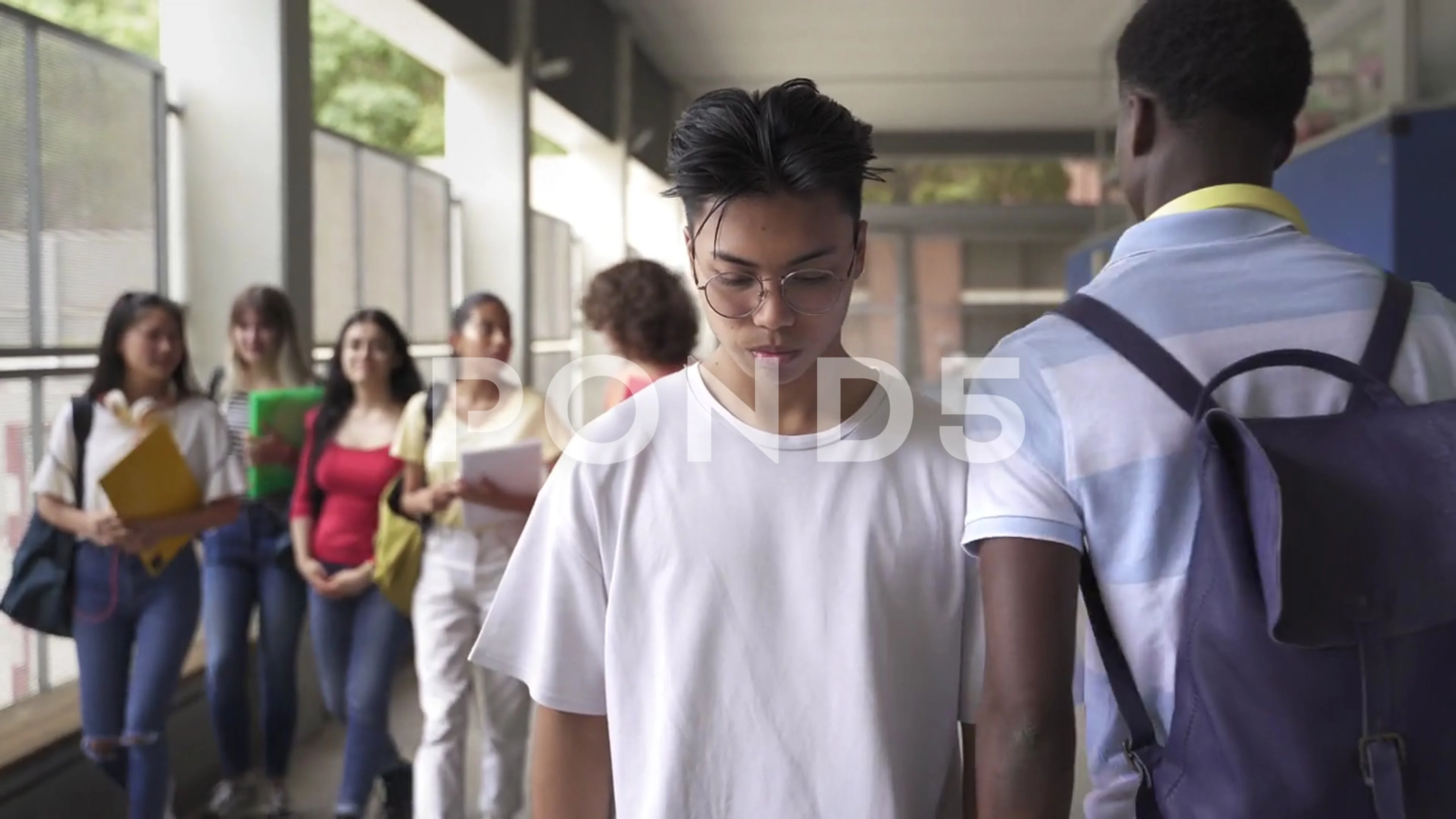 Sad High School Students