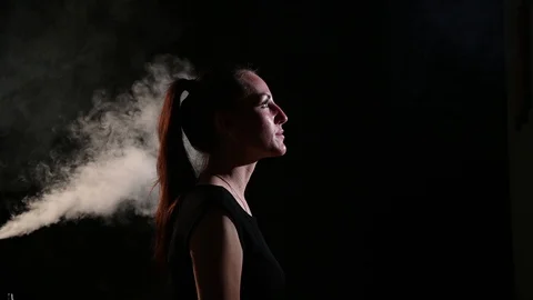 Woman Vaping Stock Footage ~ Royalty Free Stock Videos | Page 9