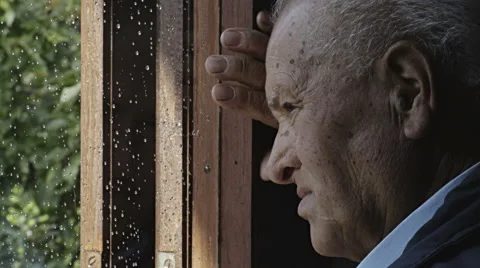 Man Looking Out Window Rain Stock Videos – Royalty-Free HD & 4K Videos
