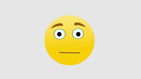 sad emoji emotion Face icon loop motion ... | Stock Video | Pond5