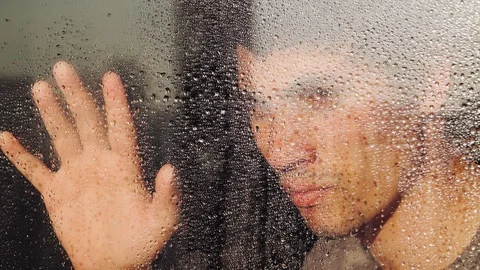 Rain Through Window Stock Footage ~ Royalty Free Stock Videos | Pond5