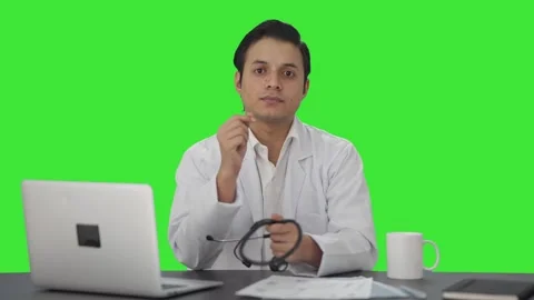 Sad Indian doctor explaining to patient ... | Stock Video | Pond5