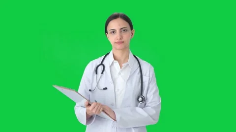 Sad Indian female doctor listening to pa... | Stock Video | Pond5