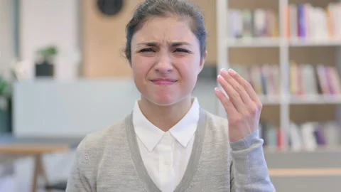 Sad Indian Woman feeling Disappointed at... | Stock Video | Pond5