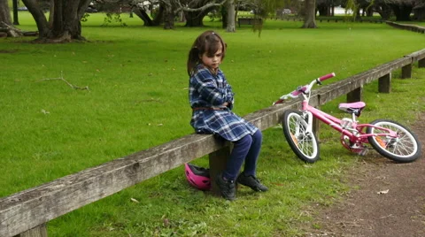 Sad Cyclist Stock Footage ~ Royalty Free Stock Videos | Pond5