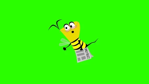 sad queen bee enters green screen house ... | Stock Video | Pond5