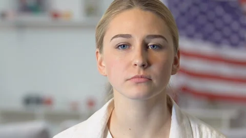 Sad single mother looking camera, little... | Stock Video | Pond5