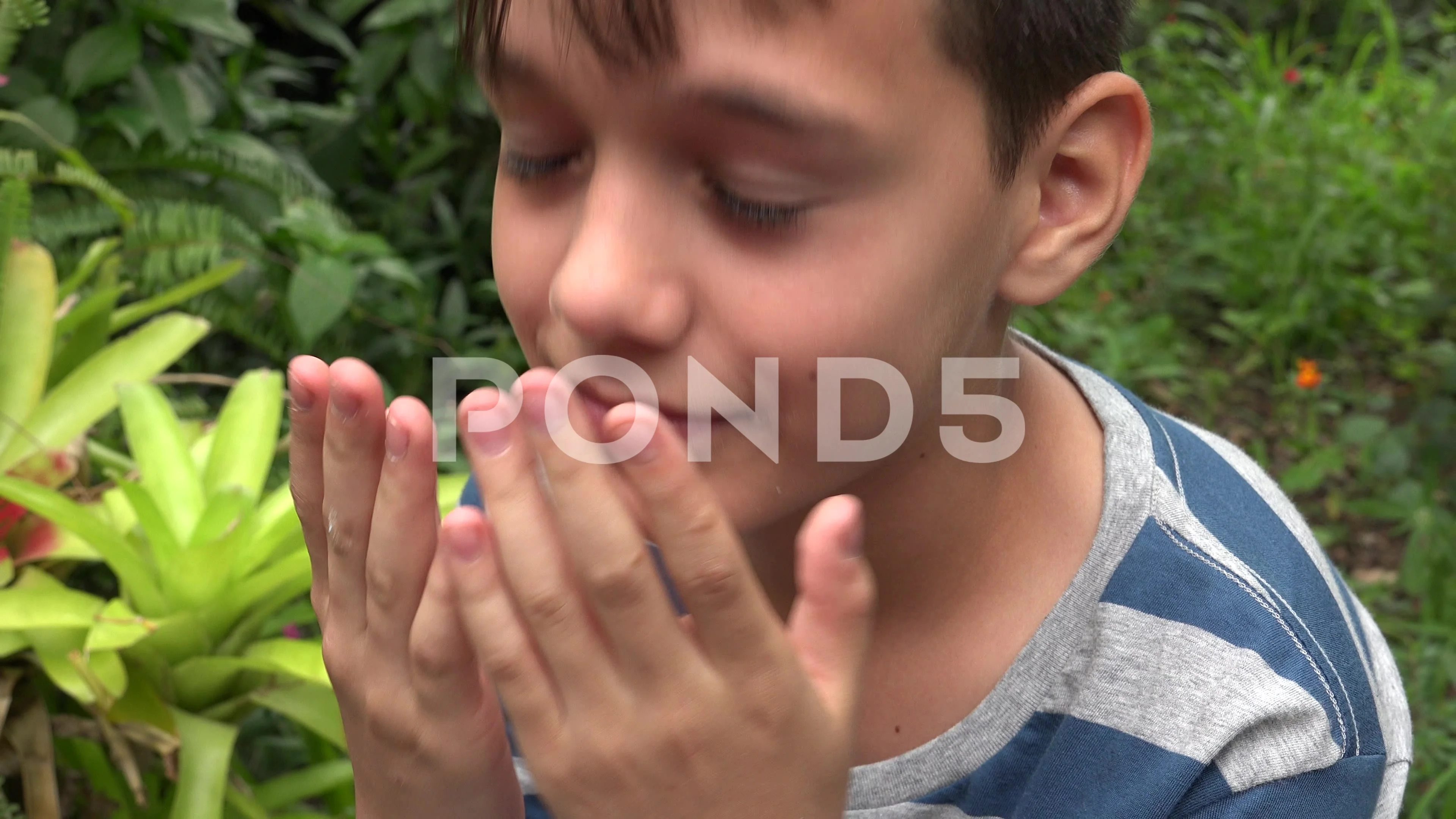 Sad Teenage Boy Crying