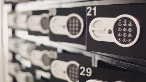 Bank Lockers Stock Footage ~ Royalty Free Stock Videos | Pond5