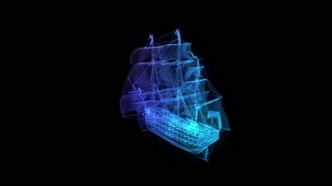 Masted Ship 3D Stock Videos – Royalty-Free HD & 4K Videos