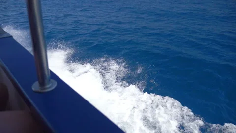 Sailing ship pov on the ocean waves | Stock Video | Pond5