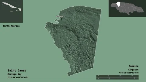 Saint James location. Jamaica. Administr... | Stock Video | Pond5