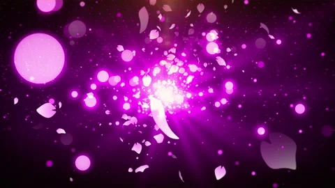 sakura cherry blossom particle animation | Stock Video | Pond5