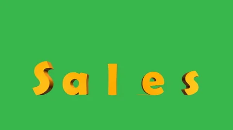 Sales Animation: + Matte | Stock Video | Pond5