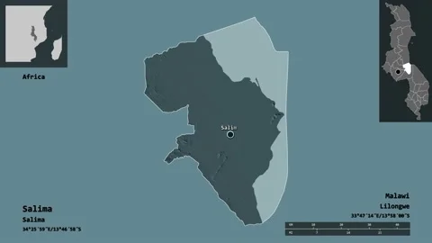 Salima location. Malawi. Administrative ... | Stock Video | Pond5
