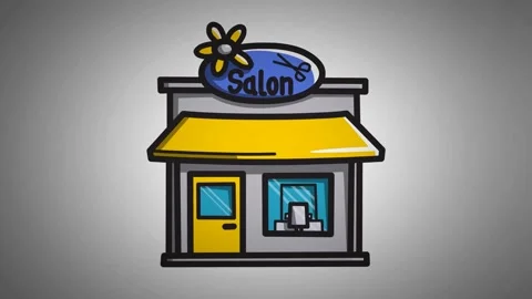 salon Sketch and 2d animation | Stock Video | Pond5