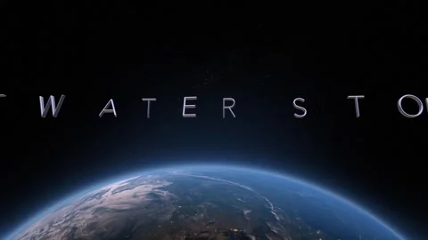 Saltwater stories 3D title animation on ... | Stock Video | Pond5
