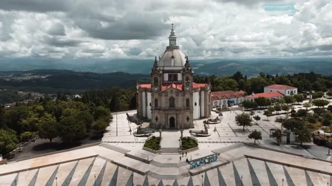 Sameiro Sanctuary, Santuario de Nossa Se... | Stock Video | Pond5