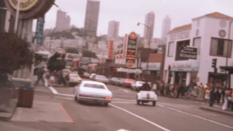 San Francisco - 1971: 70s street scene o... | Stock Video | Pond5