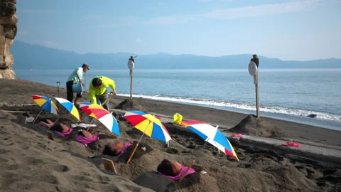 Bathing Sand Stock Footage ~ Royalty Free Stock Videos | Pond5