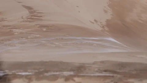 Sand blowing across the dunes in Great S... | Stock Video | Pond5