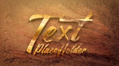 Sand Flow Text Reveal ~ After Effects Template #148515741