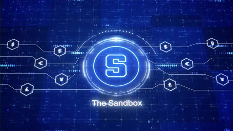 The Sandbox animated logo. The Sandbox c... | Stock Video | Pond5