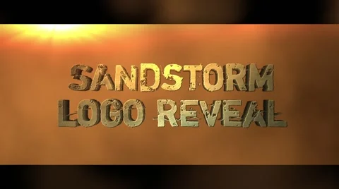 Sandstorm Logo Reveal ~ After Effects Project #62502326