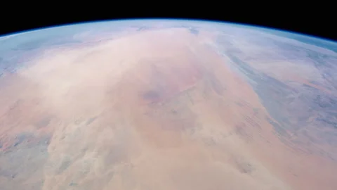 Sandstorm View From The International Sp... | Stock Video | Pond5