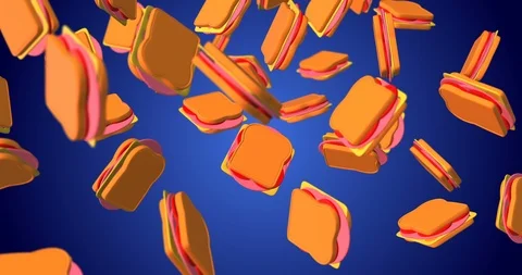 Sandwich Falling Stock Video Footage | Royalty Free Sandwich Falling ...