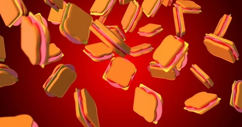 Sandwich Falling Stock Video Footage | Royalty Free Sandwich Falling ...