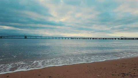 Sandy Point State Park Chesapeake Bay Br... | Stock Video | Pond5