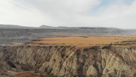 Sandy sharp gorges in Mountains 4K epic ... | Stock Video | Pond5