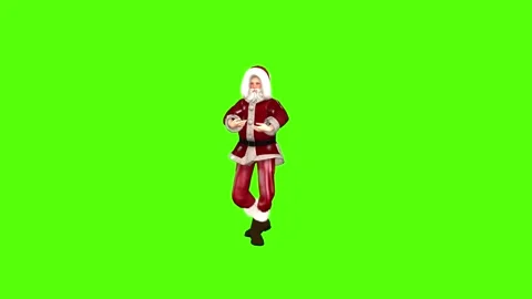 Santa Claus Ballet Dance Green Screen An... | Stock Video | Pond5