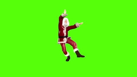 Santa Claus Ballet Dance Green Screen An... | Stock Video | Pond5