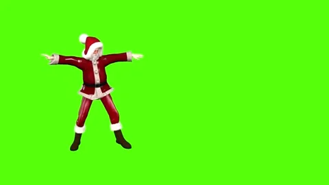 Santa Green Screen Stock Video Footage | Royalty Free Santa Green ...