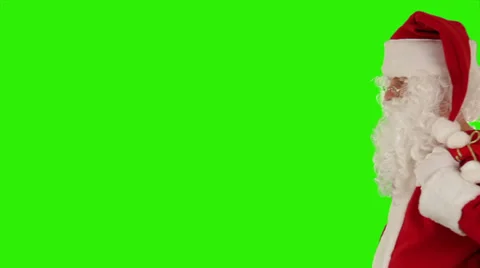 Santa Green Screen Stock Video Footage | Royalty Free Santa Green ...
