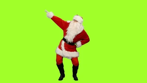 Santa Claus dancing Сhristmas dance on ... | Stock Video | Pond5