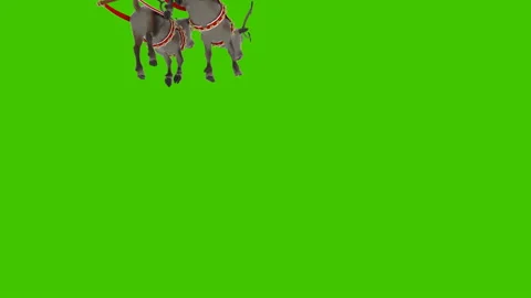 Santa Sleigh Green Screen Stock Video Footage | Royalty Free Santa ...