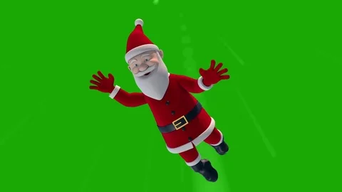 Santa Sleigh Green Screen Stock Video Footage | Royalty Free Santa ...