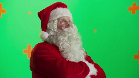 Santa Green Screen Stock Video Footage | Royalty Free Santa Green ...