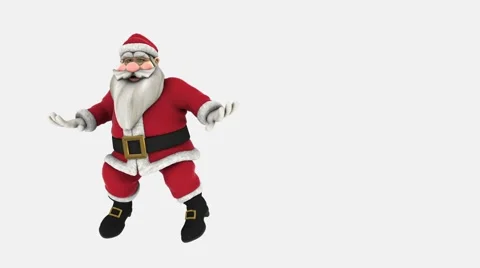Santa Claus Hip Hop Dancing waving and w... | Stock Video | Pond5