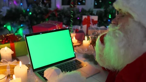 Santa Green Screen Stock Video Footage | Royalty Free Santa Green ...