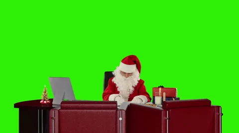 Santa Green Screen Stock Video Footage | Royalty Free Santa Green ...