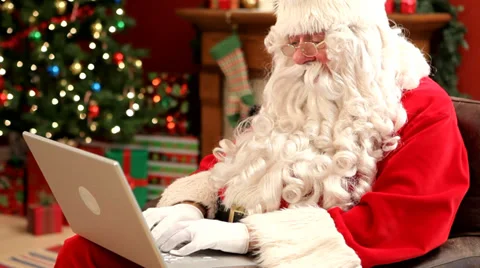 Working Santa Stock Video Footage | Royalty Free Working Santa Videos ...