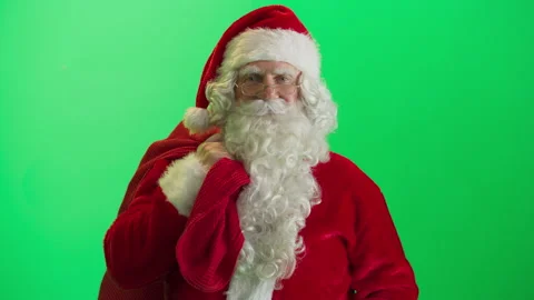 Santa Green Screen Stock Video Footage | Royalty Free Santa Green ...