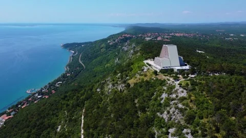 Santuario di Monte Grisa, Trieste, Italy | Stock Video | Pond5