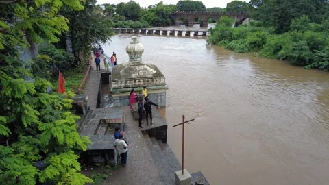 Saswad, India, Sangameshwar (Lord Shiva)... | Stock Video | Pond5