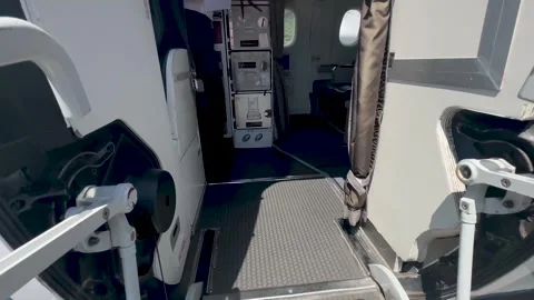 Sata Air Azores Dash 8 Q200 Aircraft Pla... | Stock Video | Pond5