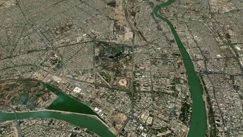 Baghdad Map Stock Footage ~ Royalty Free Stock Videos | Pond5